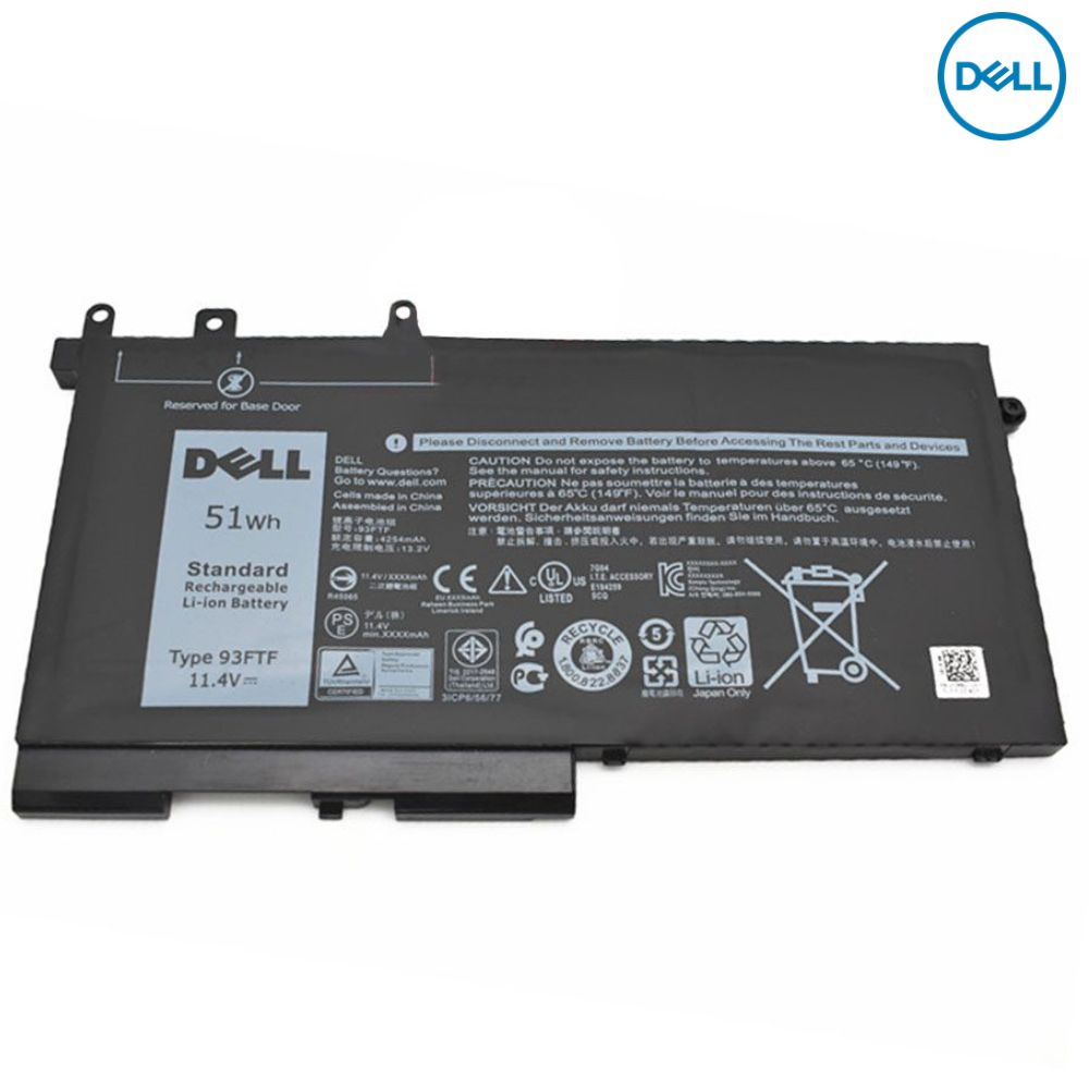 Dell 93FTF Laptop battery [ORIGINAL] - 93FTF 7.6V