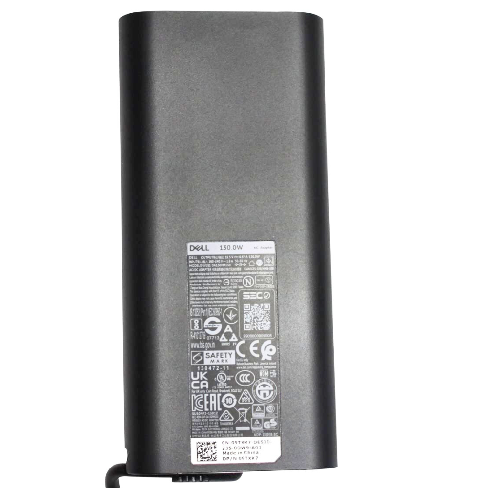 [ORIGINAL] Dell 130W Laptop Adapter-4.5mm pin -19.5V- 6.67A