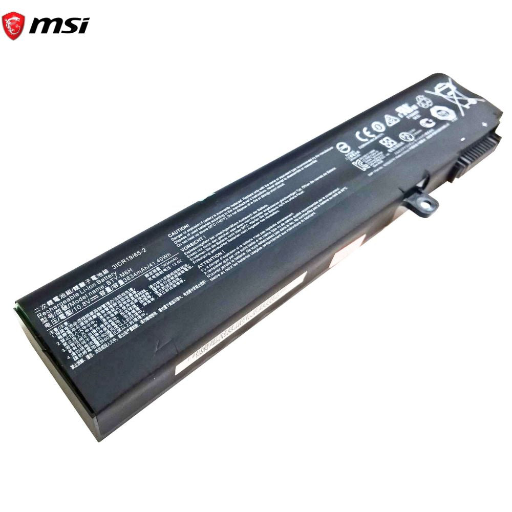 BUY [ORGINAL] MSI GP62 6QF-1204AU Laptop Battery - 10.8V 51WH BTY-M6H