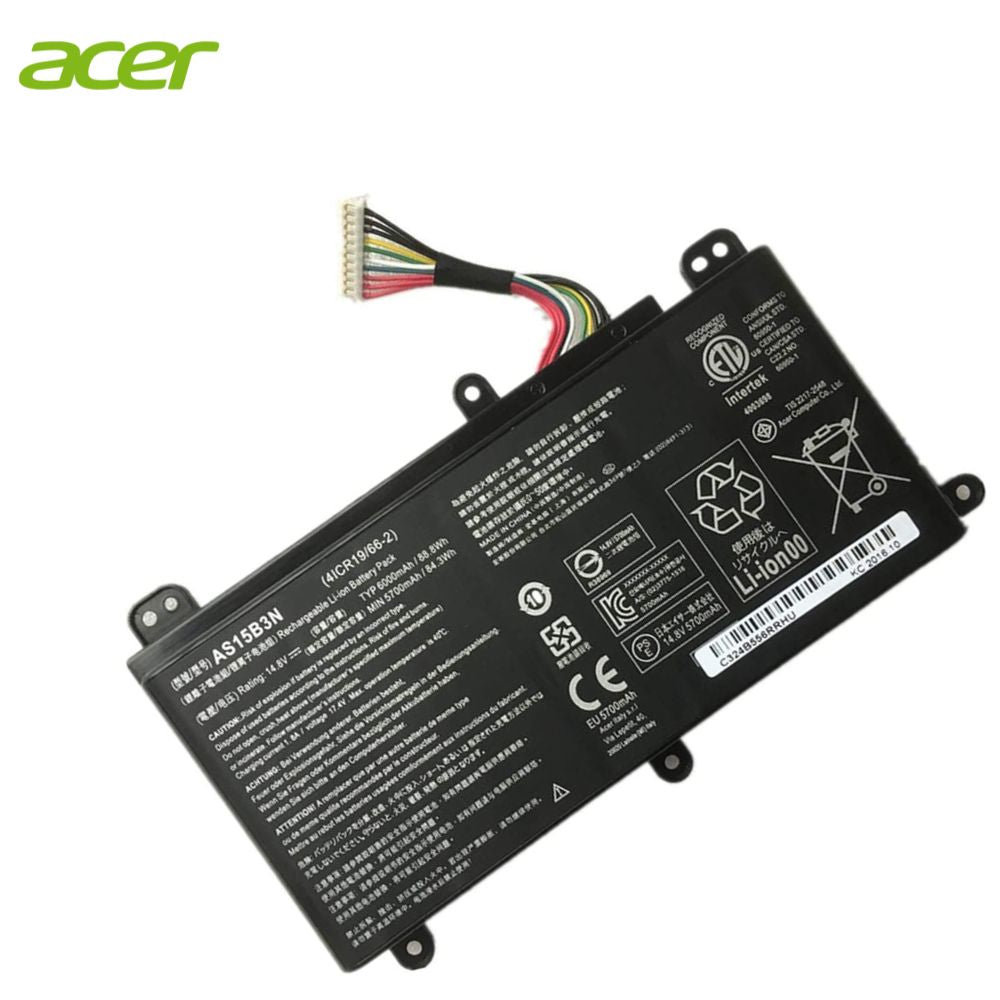 [ORIGINAL] Acer KT.00803.004 Laptop Battery - 14.8V AS15B3N