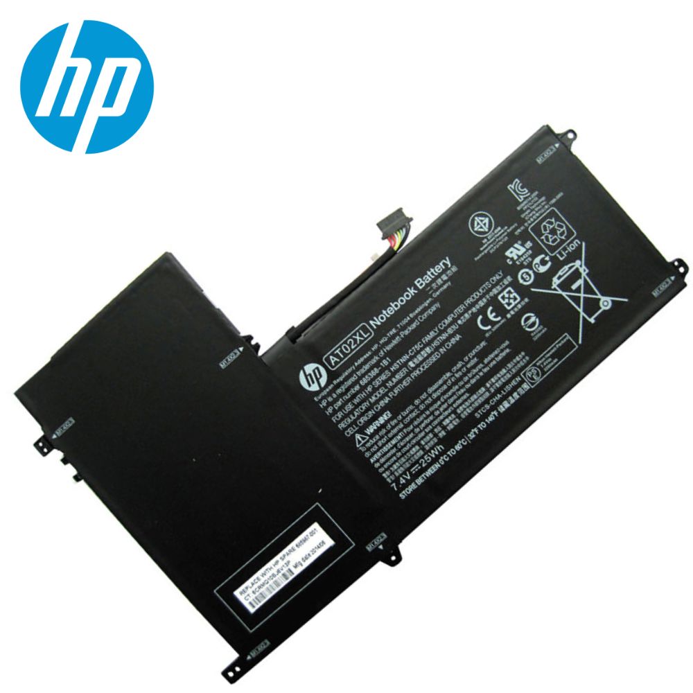 [Original] Hp ElitePAD 900 G1 Laptop Battery - 7.4V 25WH AT02XL