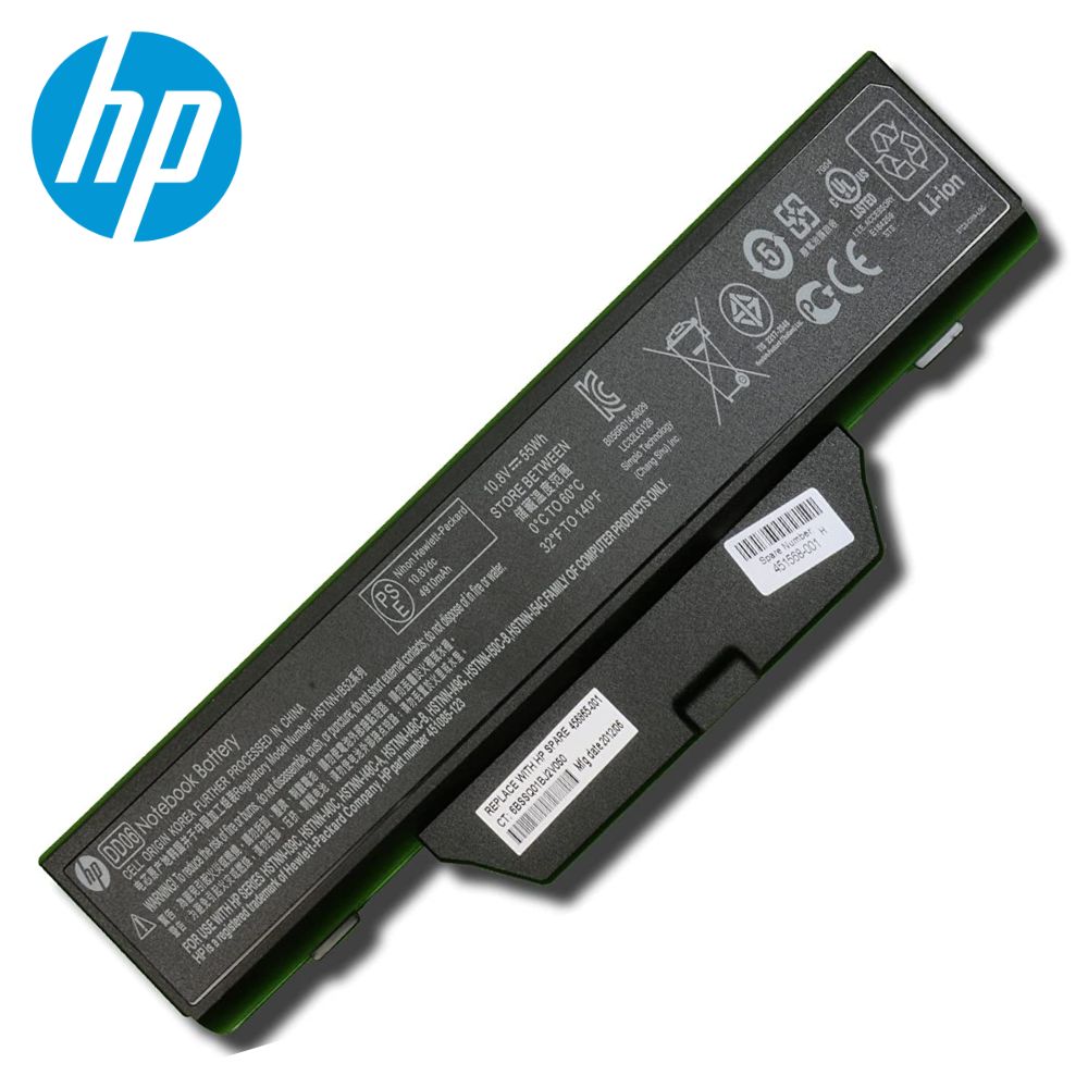 [Original] Hp 610 Laptop Battery - 10.8V 47WH DD06 6CELL