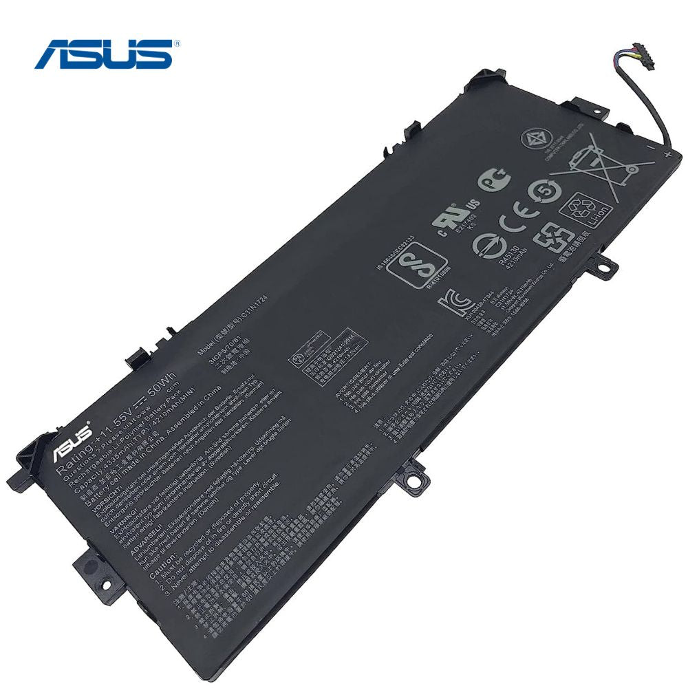 BUY [ORGINAL] Asus ZenBook 13 UX331U Laptop Battery-11.55V 50Wh C31N17