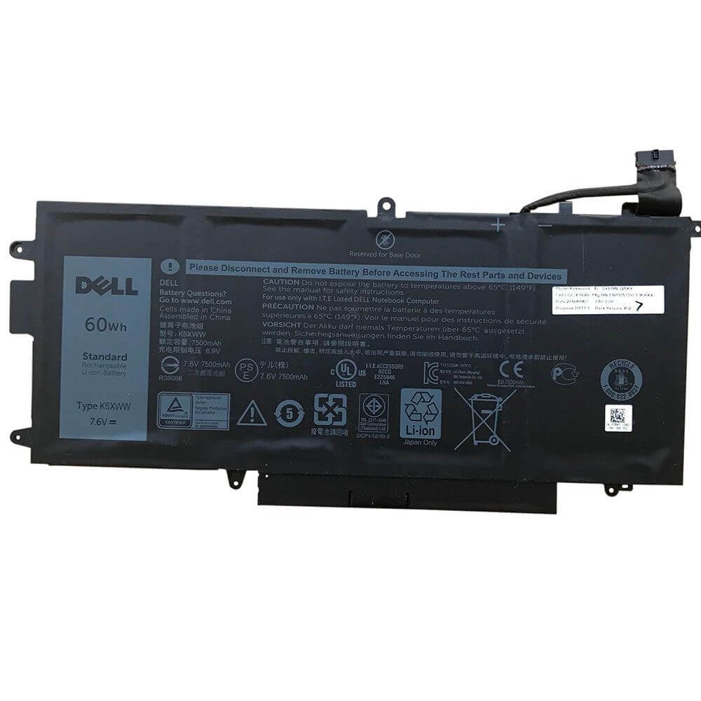 Dell N18GG Laptop Battery [ORIGINAL] - K5XWW 7.6V 60Wh