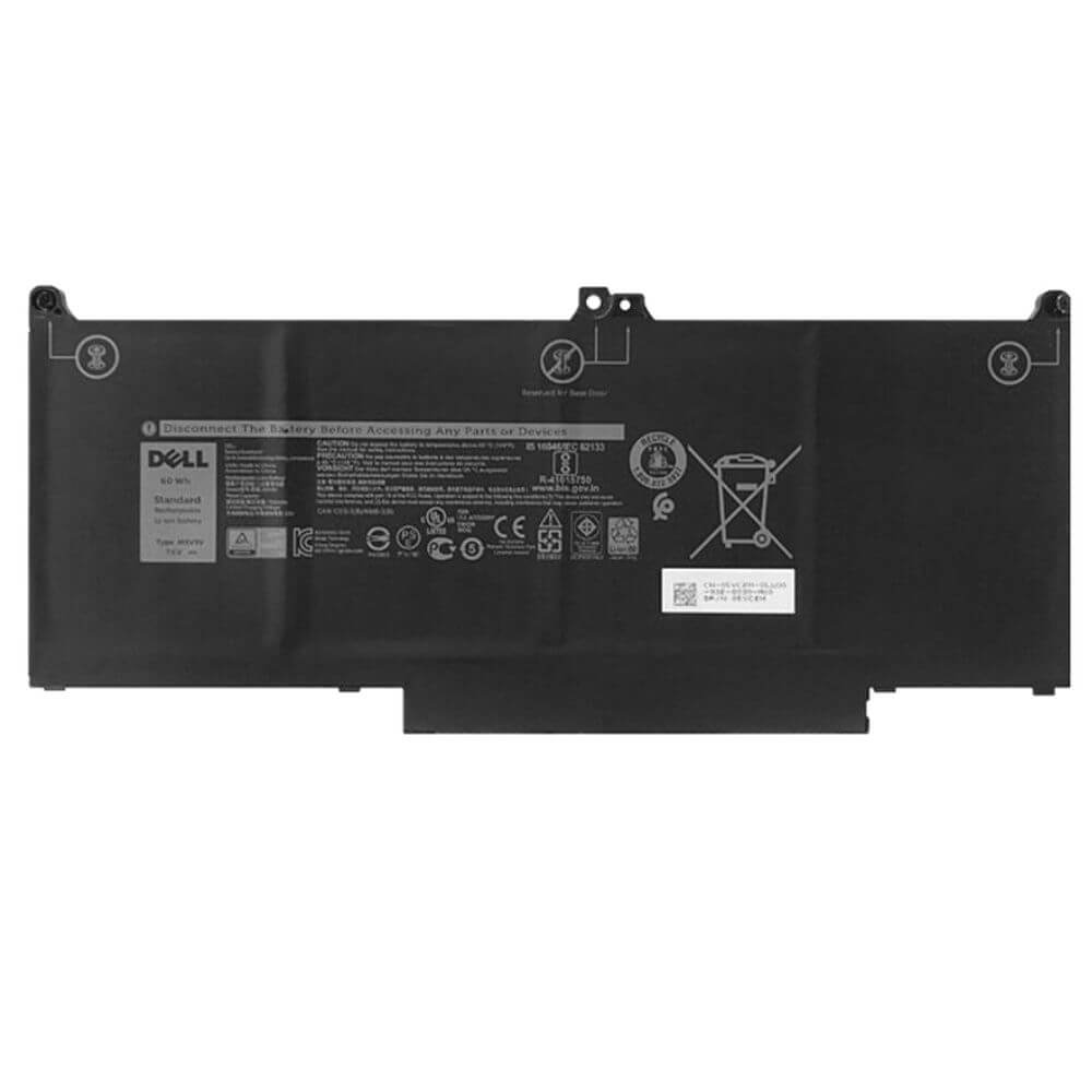 Dell 829MX Laptop battery [ORIGINAL] - MXV9V 7.6V 4Cells
