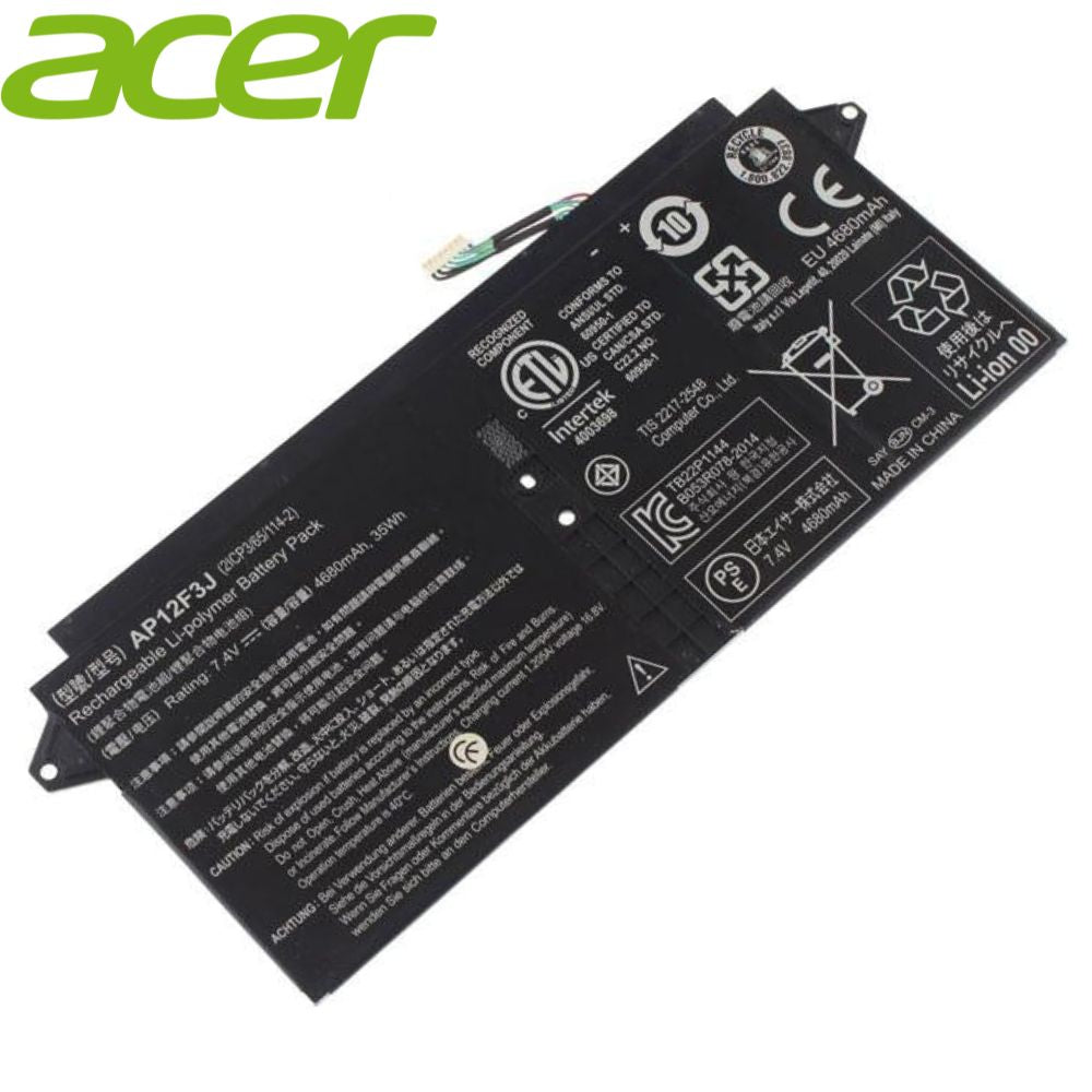 [ORGINAL] Acer s7-391-682 Laptop Battery - 7.4V 35WH AP12F3J