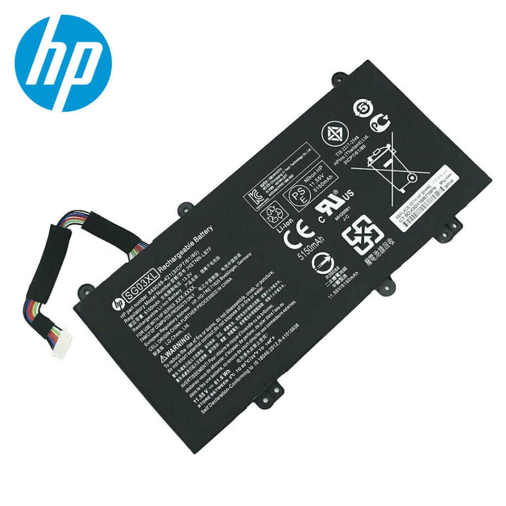 [Original] Hp Envy 17-U273CL Laptop Battery - 11.55V 41.5WH SG03XL