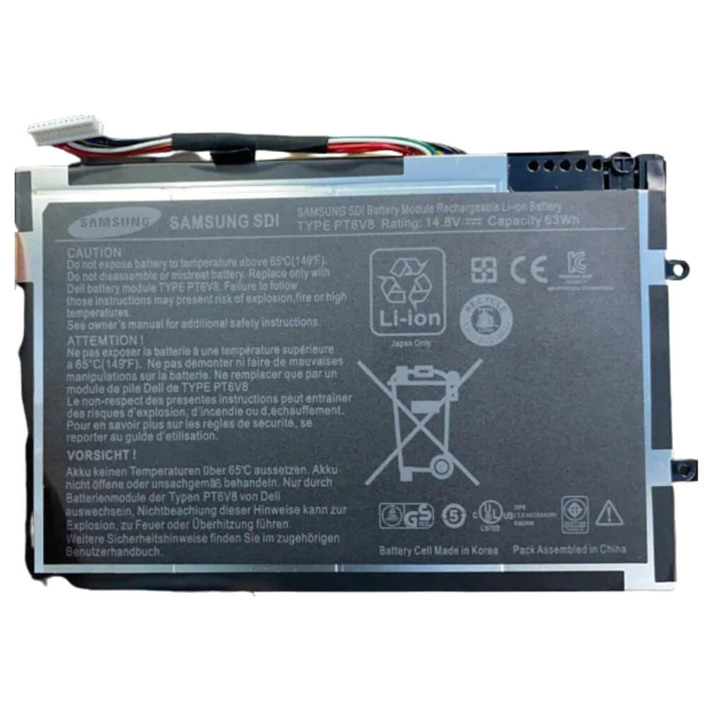 Dell Alienware M14x R3 Laptop Battery [ORIGINAL] - PT6V8 14.8V 63Wh